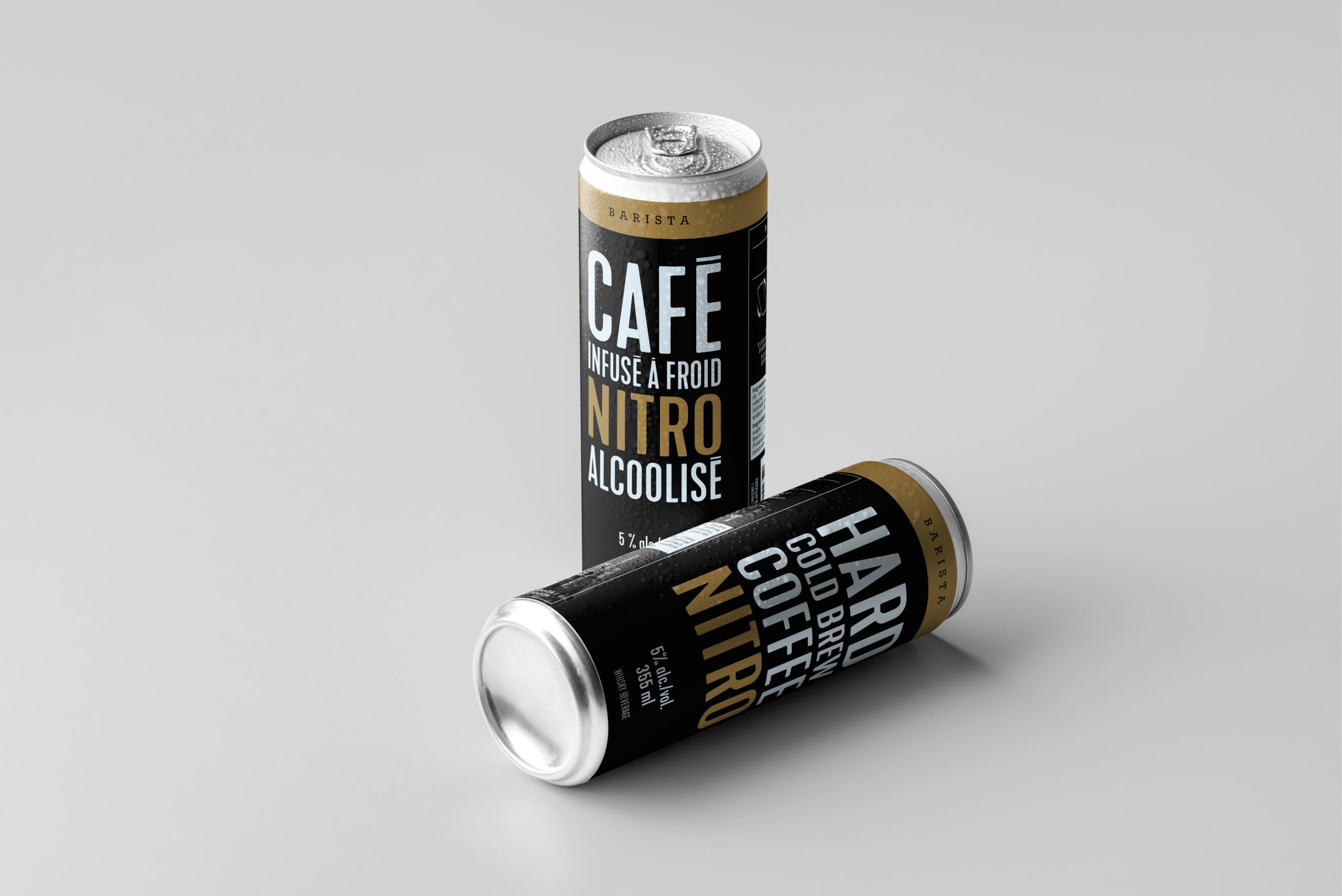 Barista Nitro Ready-to-drinkPackaging Label Design ⋆ Ezi Brand Design